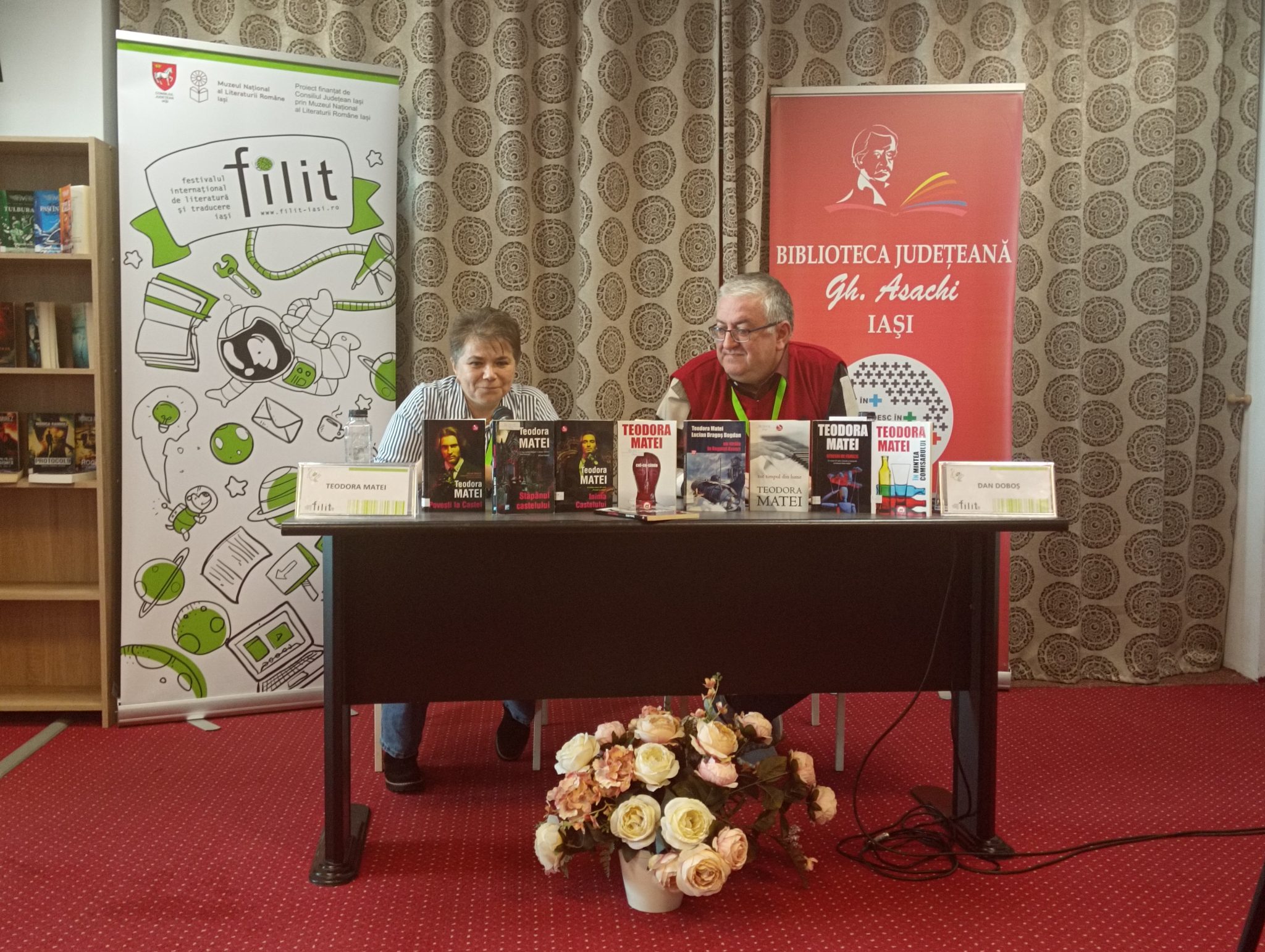 Teodora Matei la Casa Fantasy, Biblioteca Județeană „Asachi”